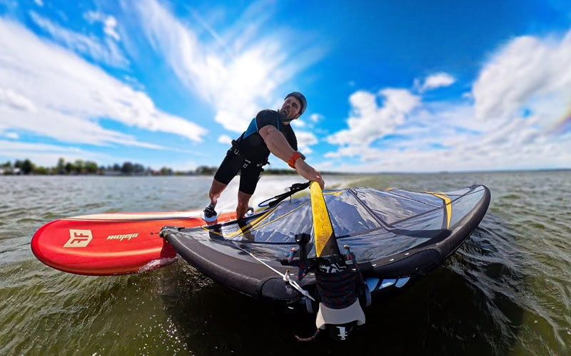Full Speed!! Epic Slalom session in 30 knots - Nils Bach | WINDSURFERS